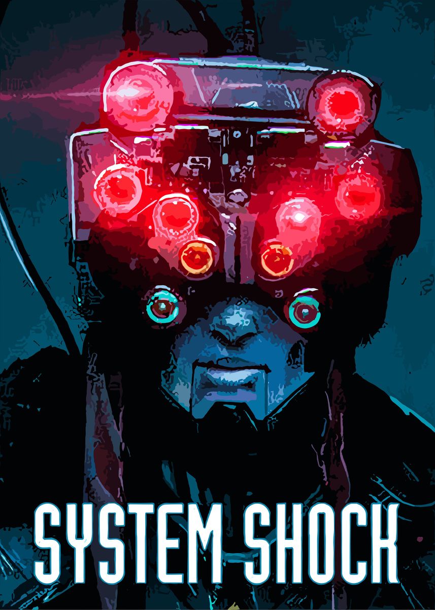 'System Shock' Poster, picture, metal print, paint by nick matters ...