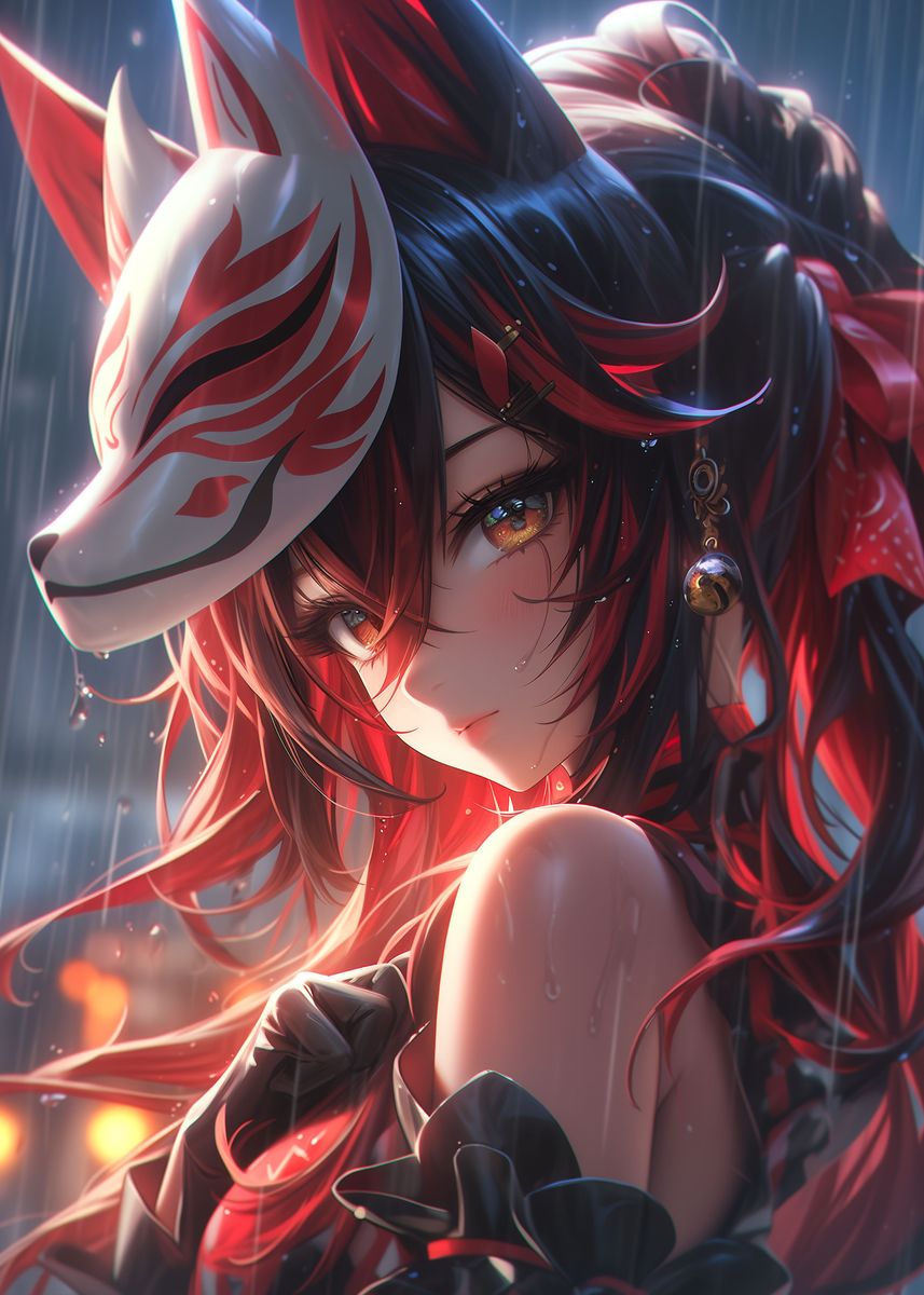 'Beautiful Demon' Poster, picture, metal print, paint by Cyberpunk ...