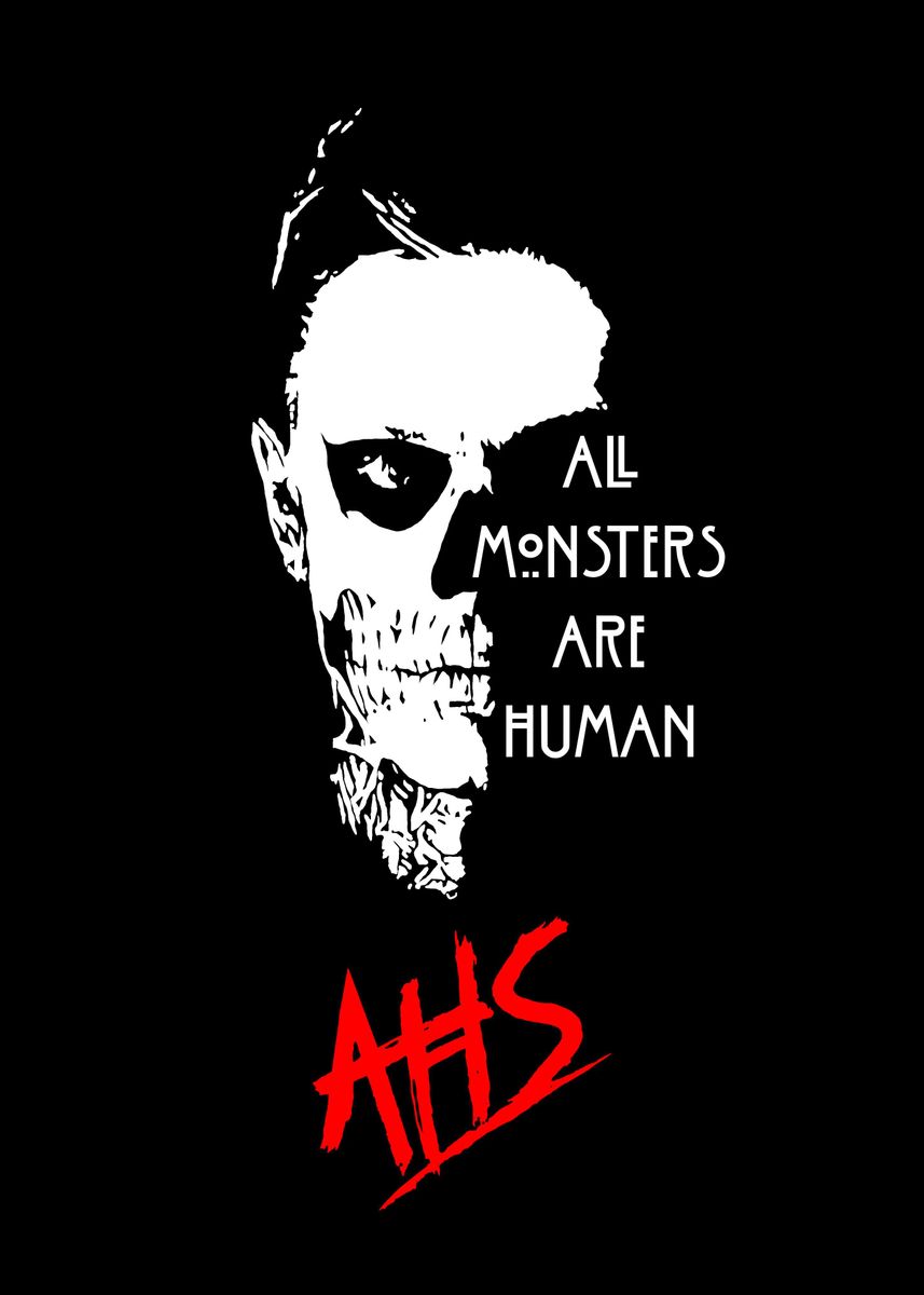 'Ahs' Poster, picture, metal print, paint by Magic Apes | Displate