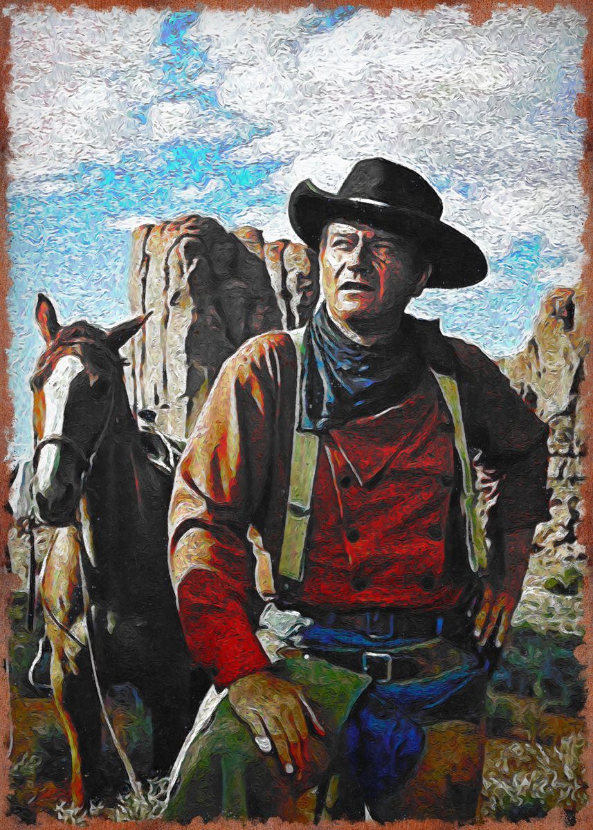 'the searchers' Poster, picture, metal print, paint by Top Collection ...