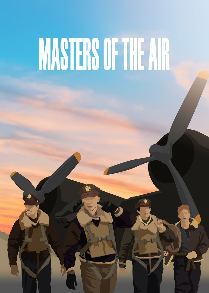 'Masters of the air' Poster, picture, metal print, paint by geeks holic ...