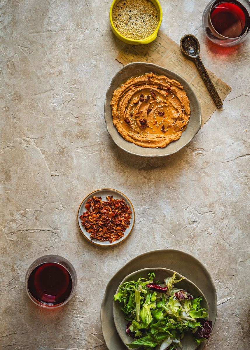 'Food table' Poster, picture, metal print, paint by Malwina Lewinska ...