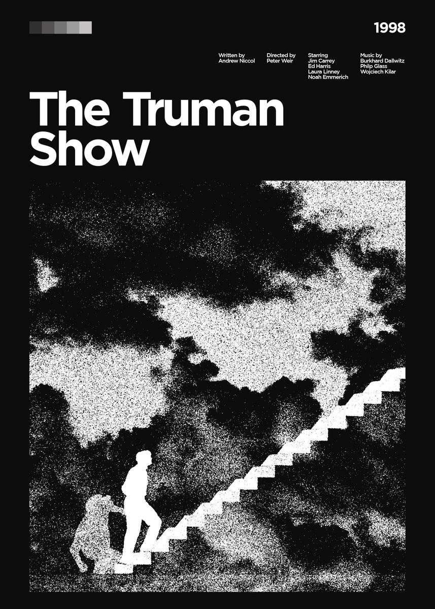 'The Truman Show' Poster, picture, metal print, paint by Geral Dwi ...