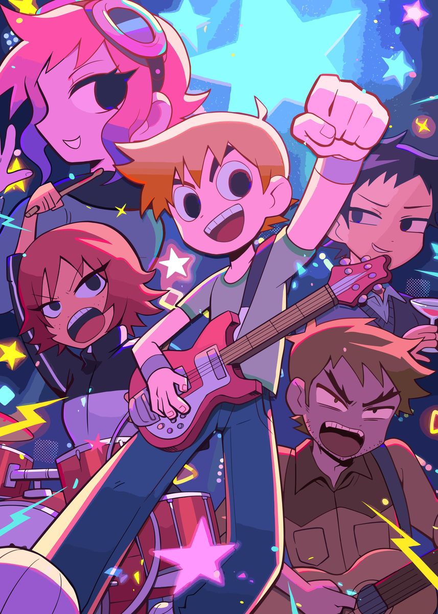 'Scott Pilgrim' Poster, picture, metal print, paint by Candy Capone ...