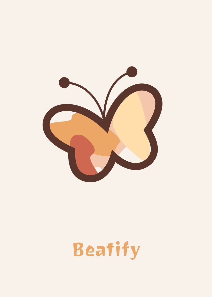 'Beatify' Poster, picture, metal print, paint by Mvirsy | Displate