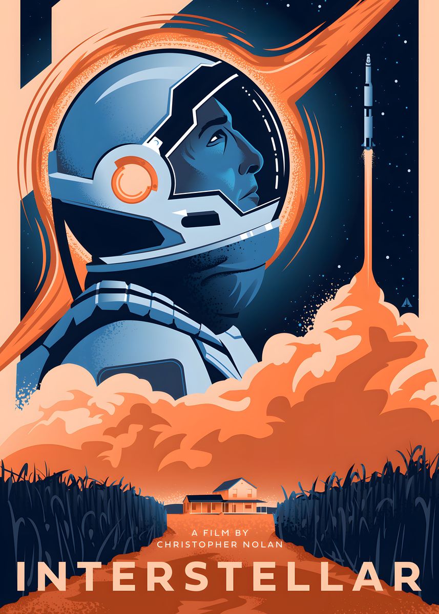 'Interstellar Movie' Poster, picture, metal print, paint by Alex Romiro ...