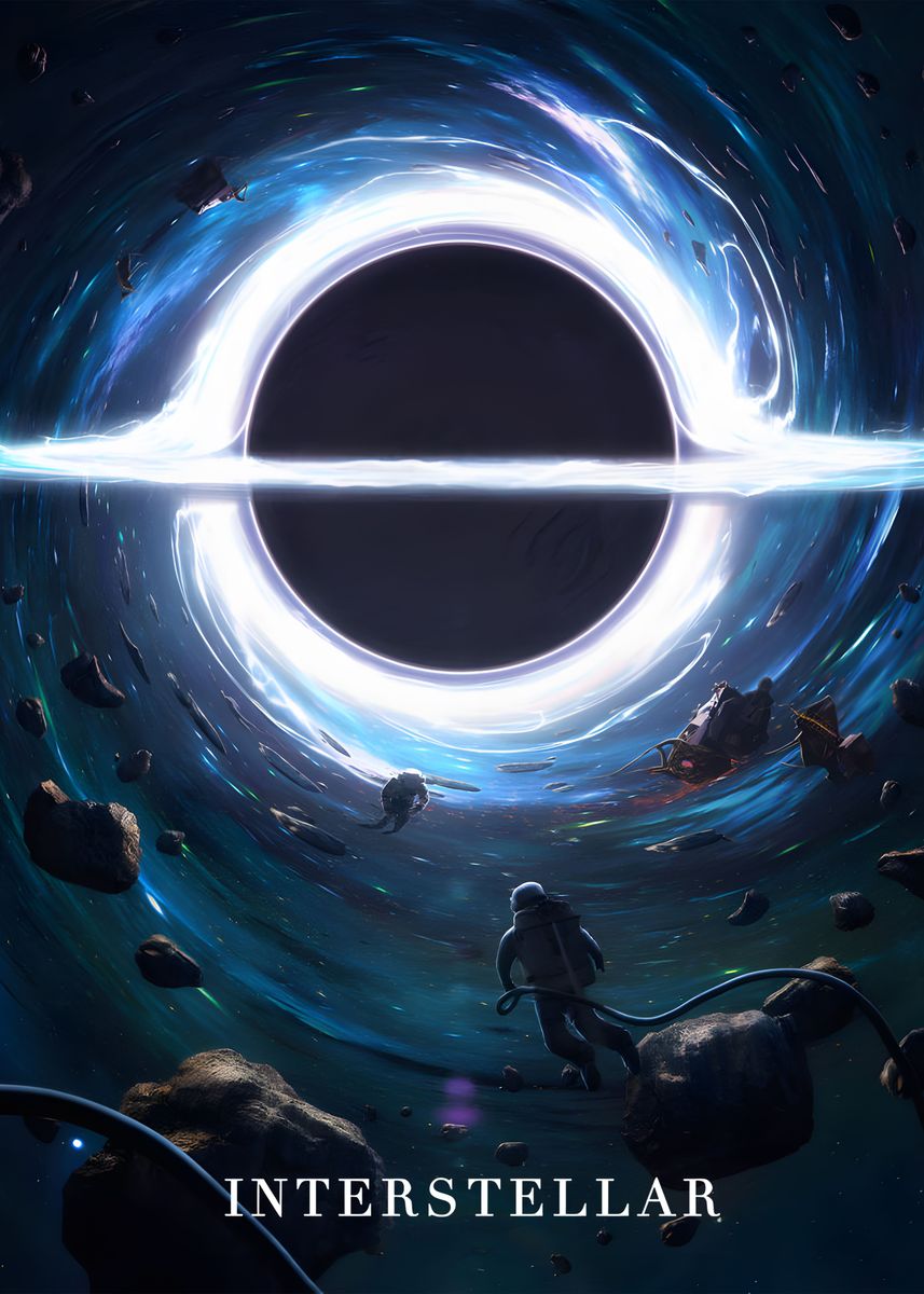 'Space Interstellar ' Poster, picture, metal print, paint by Japanese ...