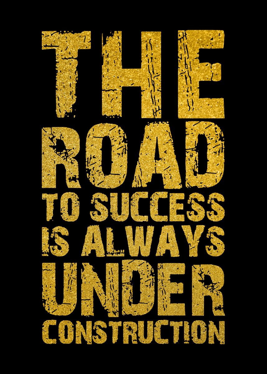 'The Road To Success' Poster, picture, metal print, paint by Anin ...