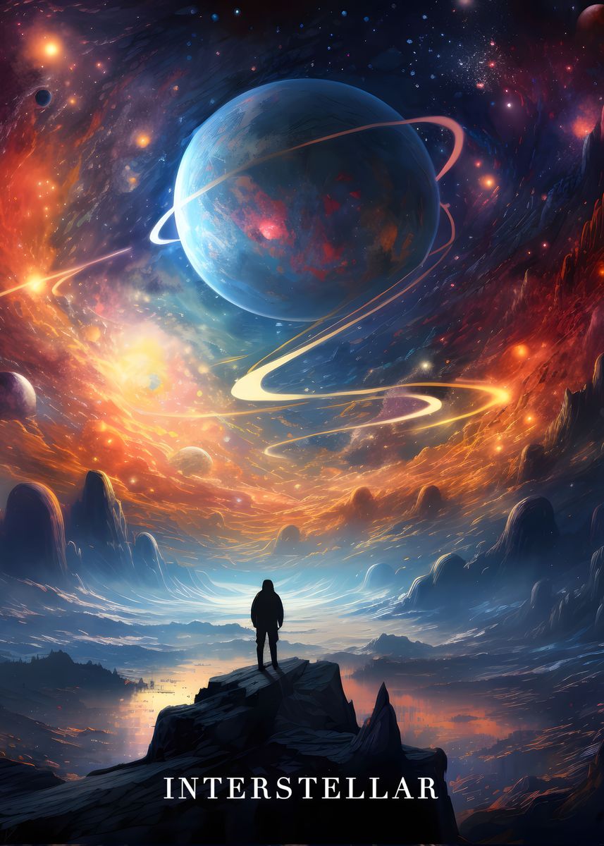 'Interstellar Movie' Poster, picture, metal print, paint by Thomas jdda ...