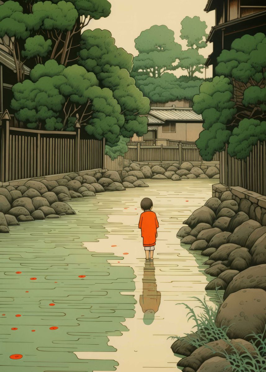 'Japanese Painting' Poster, picture, metal print, paint by Kai Tanaka ...