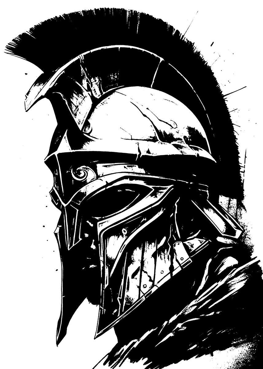 'Sparta ' Poster, picture, metal print, paint by TARA ART | Displate