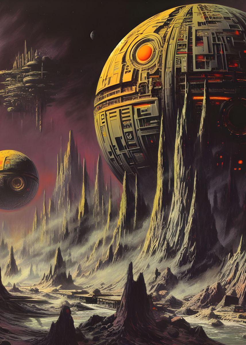 'Earth 2995' Poster, picture, metal print, paint by Ba Ab | Displate