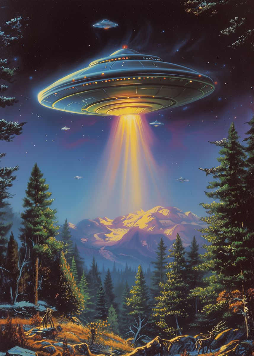 'Aliens Vista' Poster, picture, metal print, paint by Art Concept ...