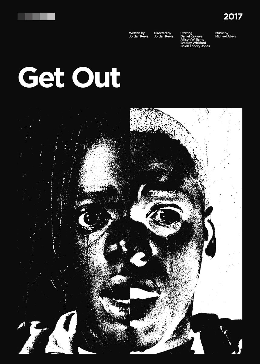 'Get Out' Poster, picture, metal print, paint by Geral Dwi Cahyo | Displate