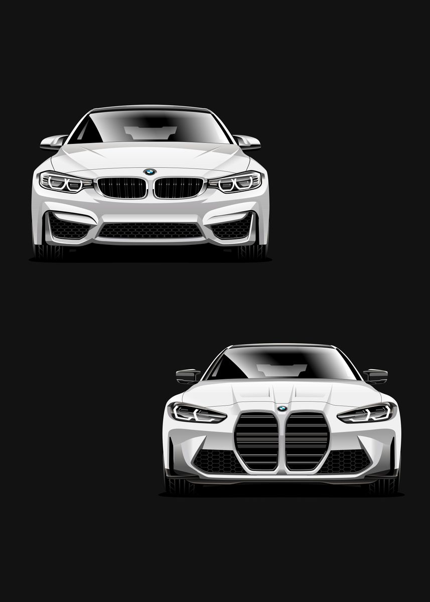 'BMW M4 Evolution' Poster, picture, metal print, paint by Conceptual ...