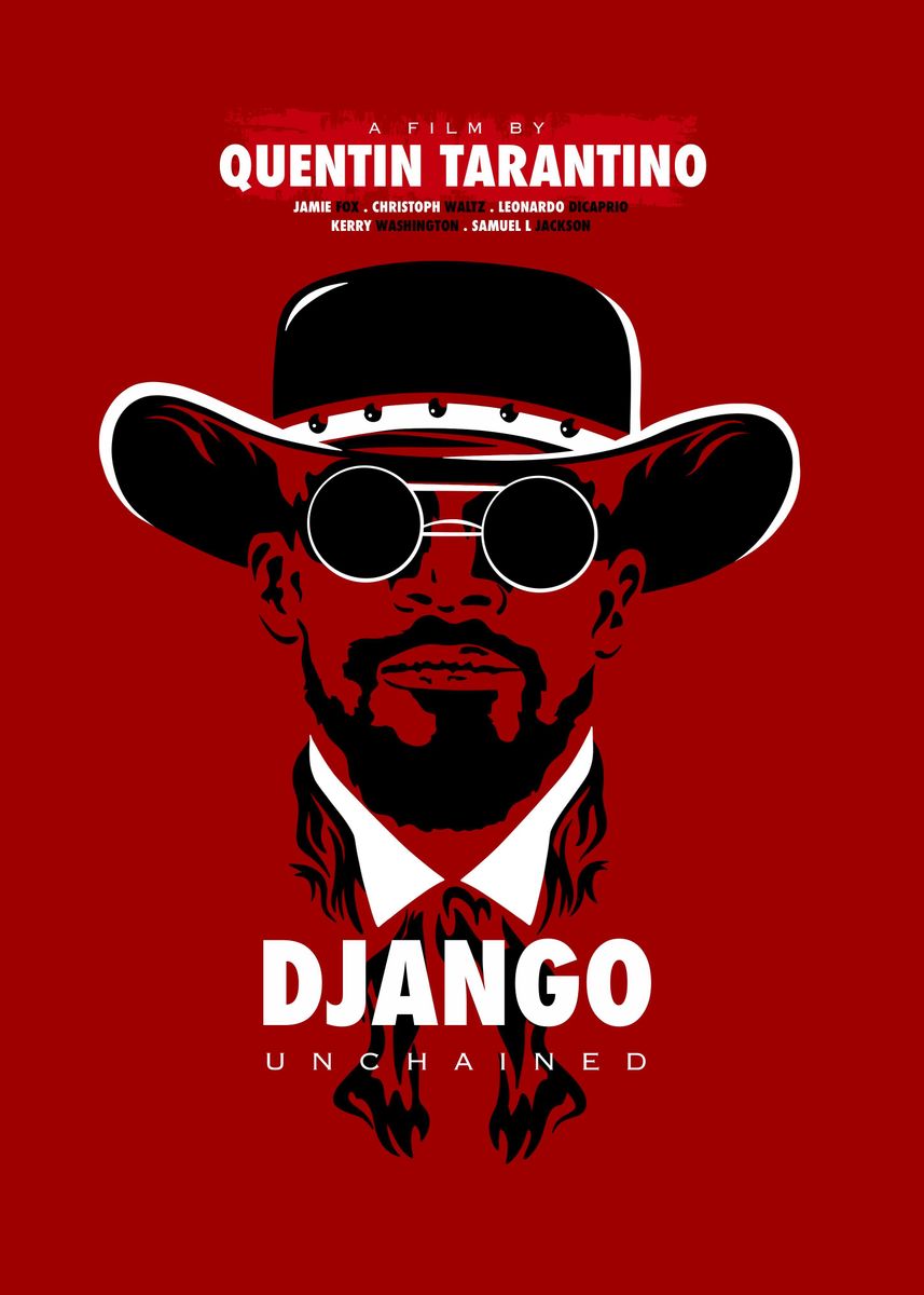 'Django' Poster, picture, metal print, paint by fay list.art | Displate