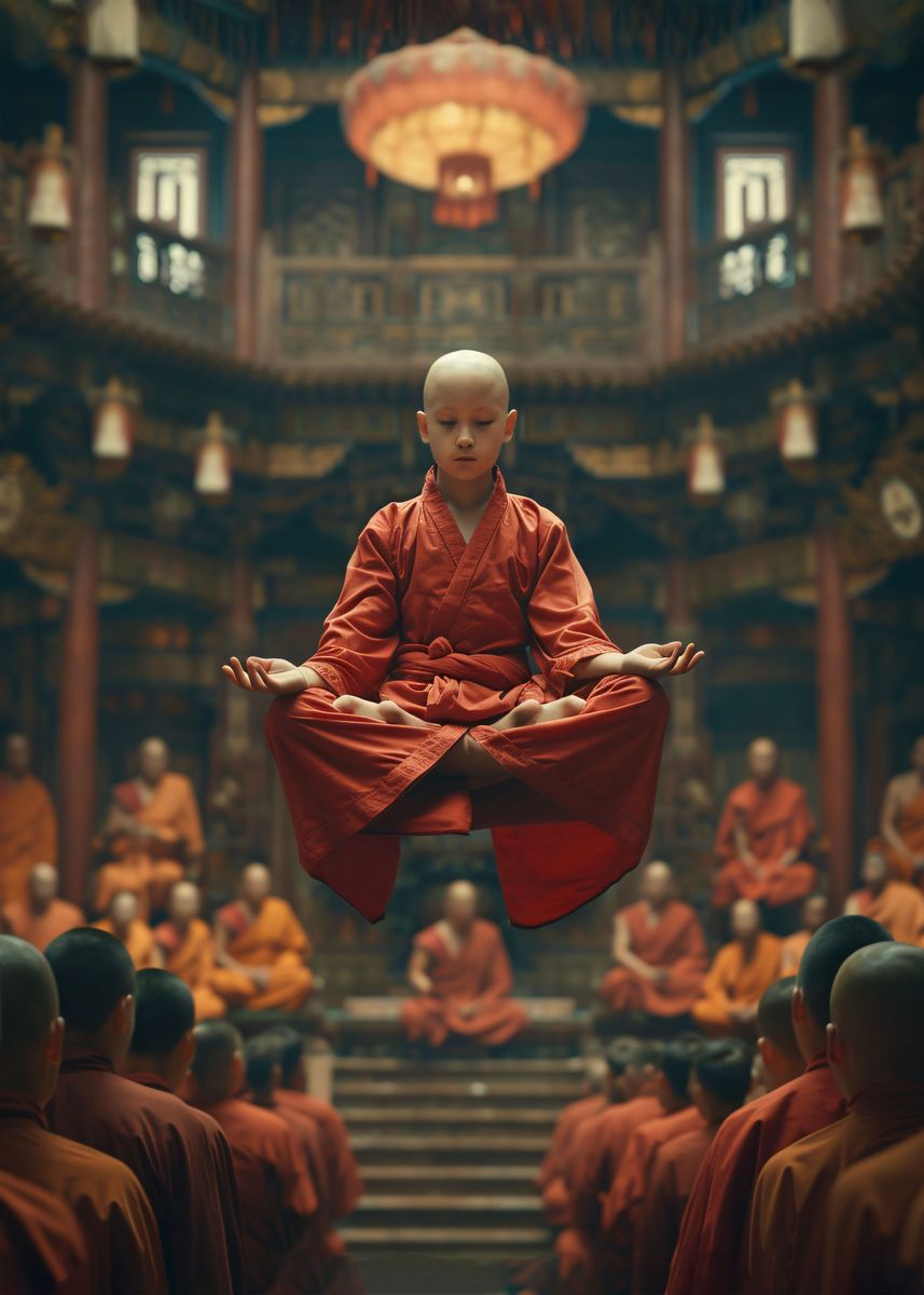 'Levitation' Poster, picture, metal print, paint by Vendzi | Displate