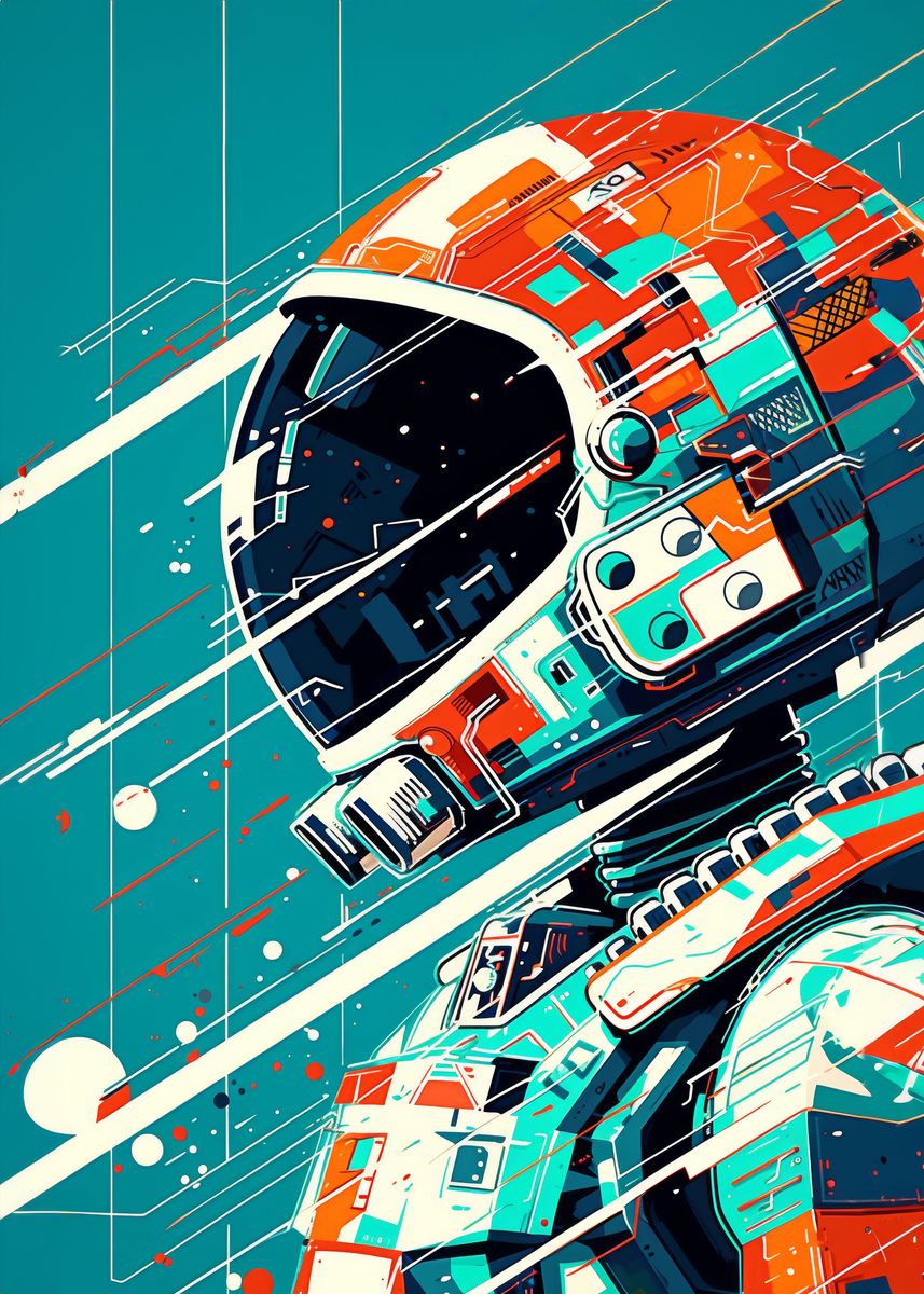 'Futuristic Robot' Poster, picture, metal print, paint by urbanbuzz ...