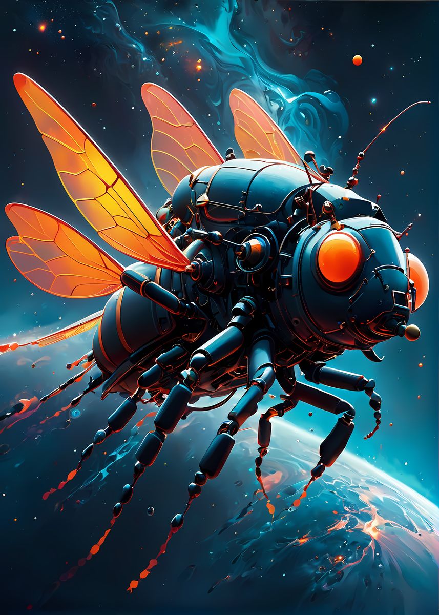 'Cosmic Space' Poster, picture, metal print, paint by Surreal Print ...