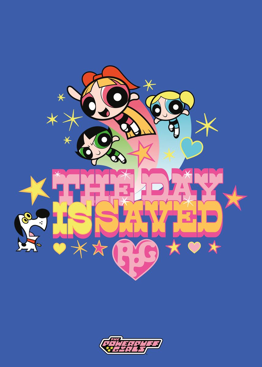 'The Day Is Saved PPG' Poster, picture, metal print, paint by Cartoon ...