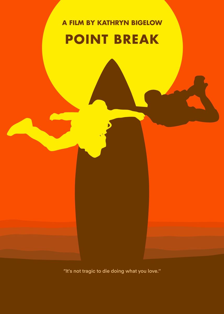 'Point break' Poster, picture, metal print, paint by fay list.art ...