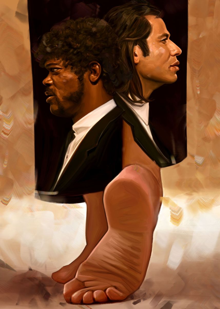 'pulp fiction legs' Poster, picture, metal print, paint by Dmitry Belov ...