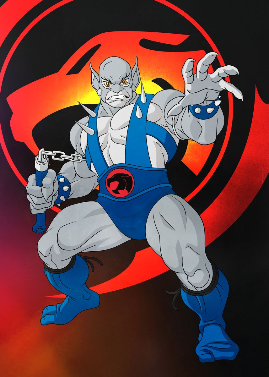 'Panthro' Poster, picture, metal print, paint by ThunderCats Classic ...