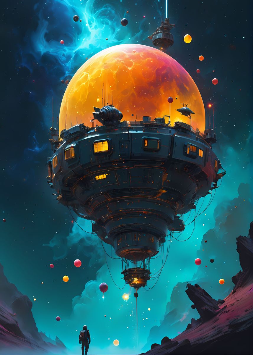 'Imaginarium' Poster, picture, metal print, paint by Surreal Print ...