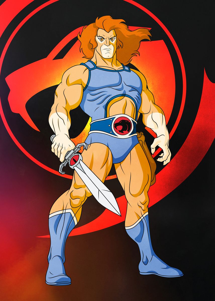 'Lion-O' Poster, picture, metal print, paint by ThunderCats Classic ...