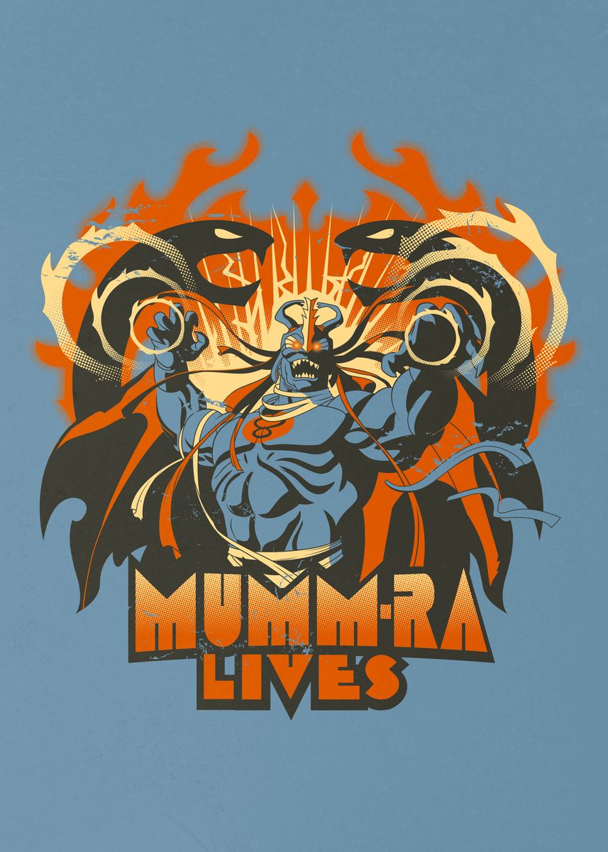 'Mumm-Ra Lives!' Poster, picture, metal print, paint by ThunderCats ...