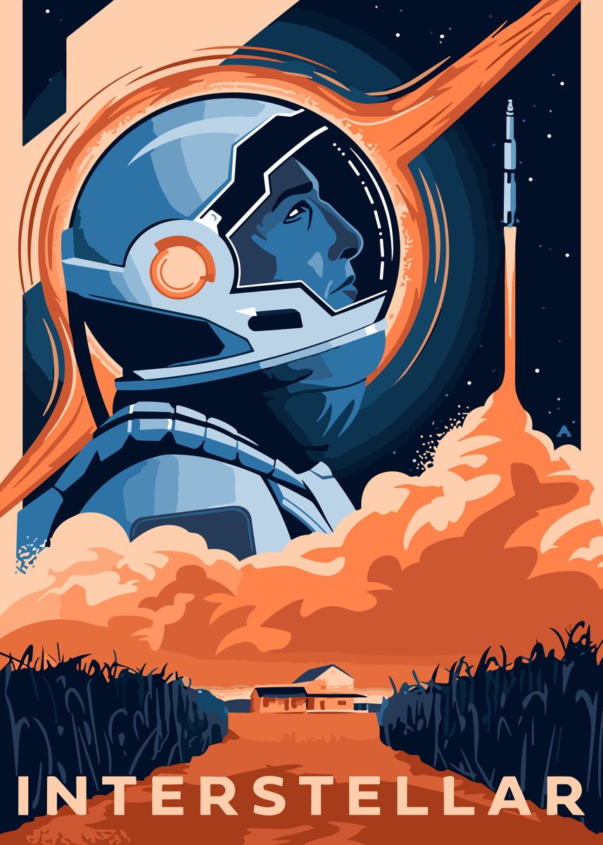 'Interstellar' Poster, picture, metal print, paint by Candy Capone ...