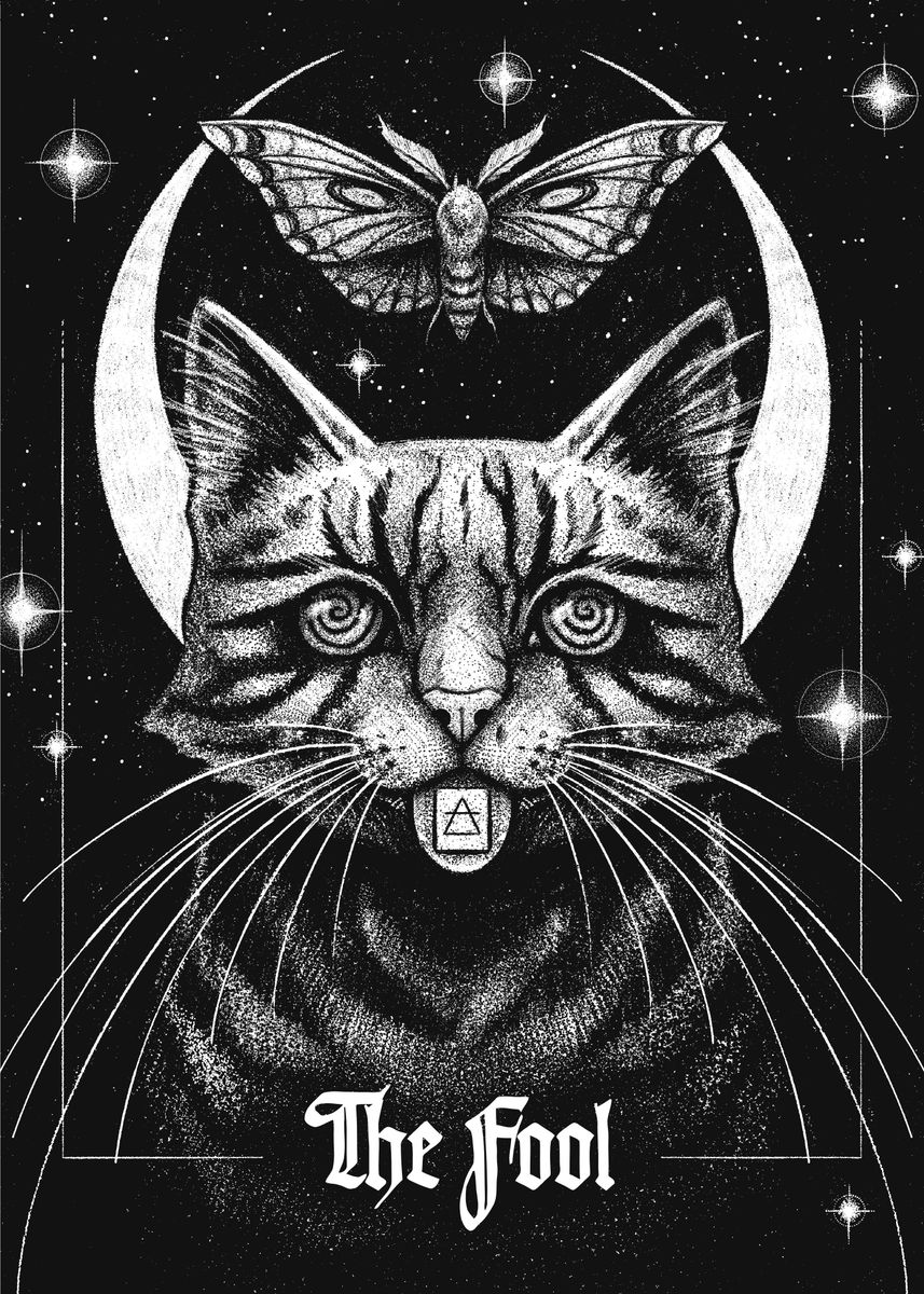 'The Fool' Poster, picture, metal print, paint by Martyna Lejman | Displate