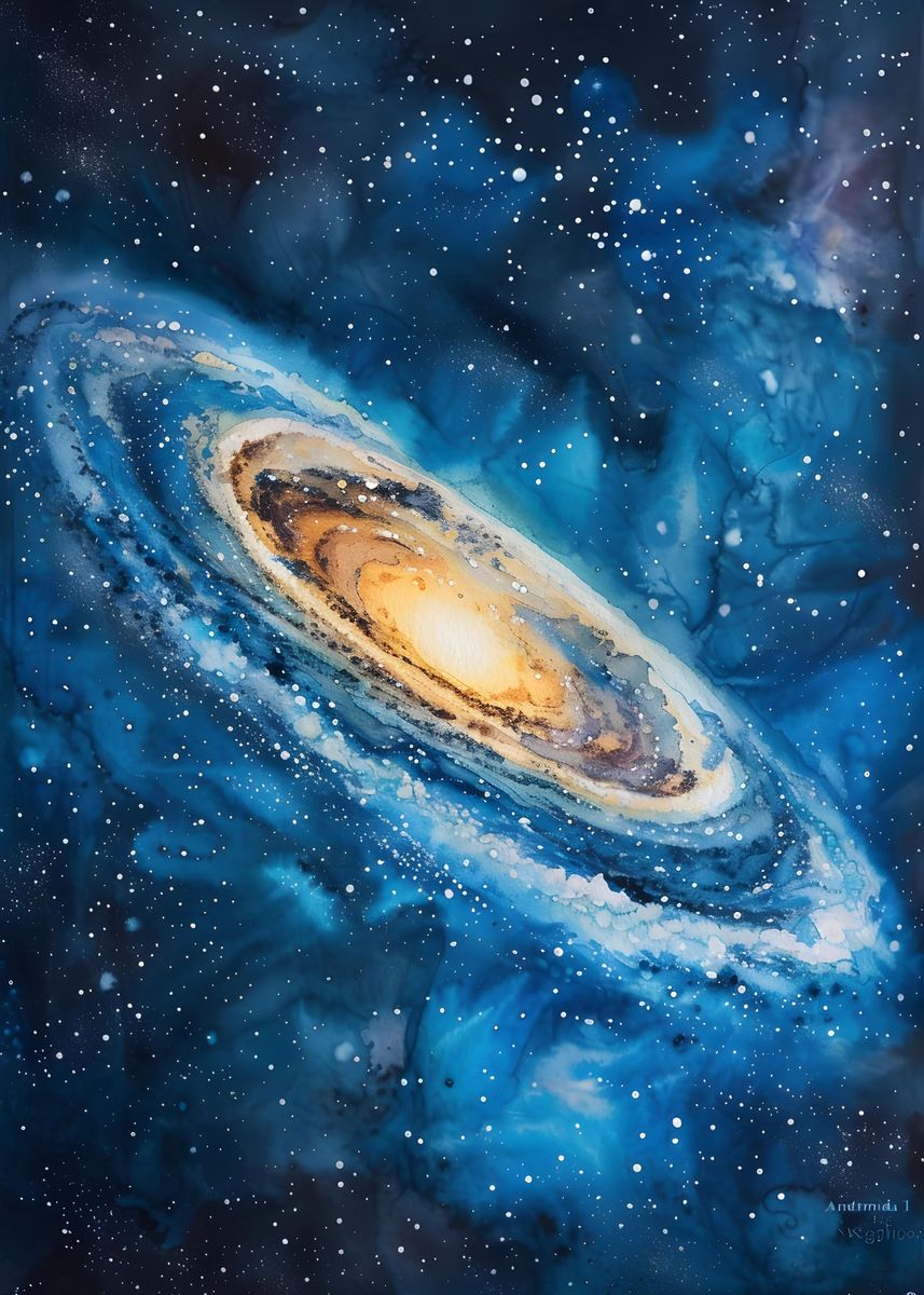 'Andromeda' Poster, picture, metal print, paint by AquaVision Art ...