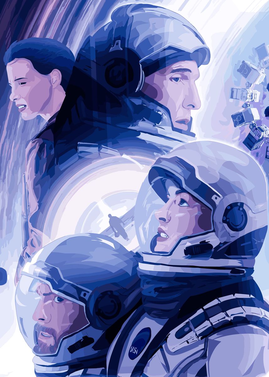 'Interstellar' Poster, picture, metal print, paint by Stony Emisko ...