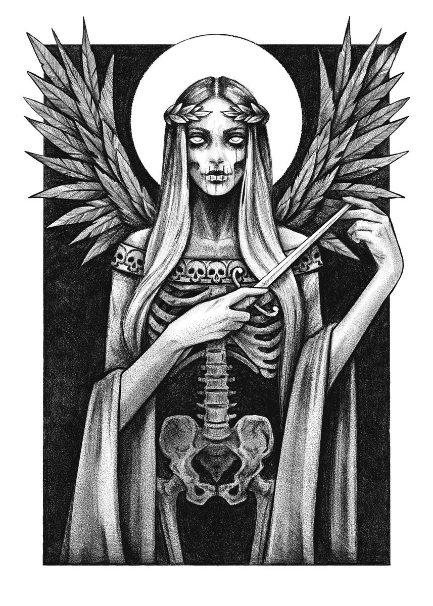 'Guardian Angel II' Poster, picture, metal print, paint by Martyna ...