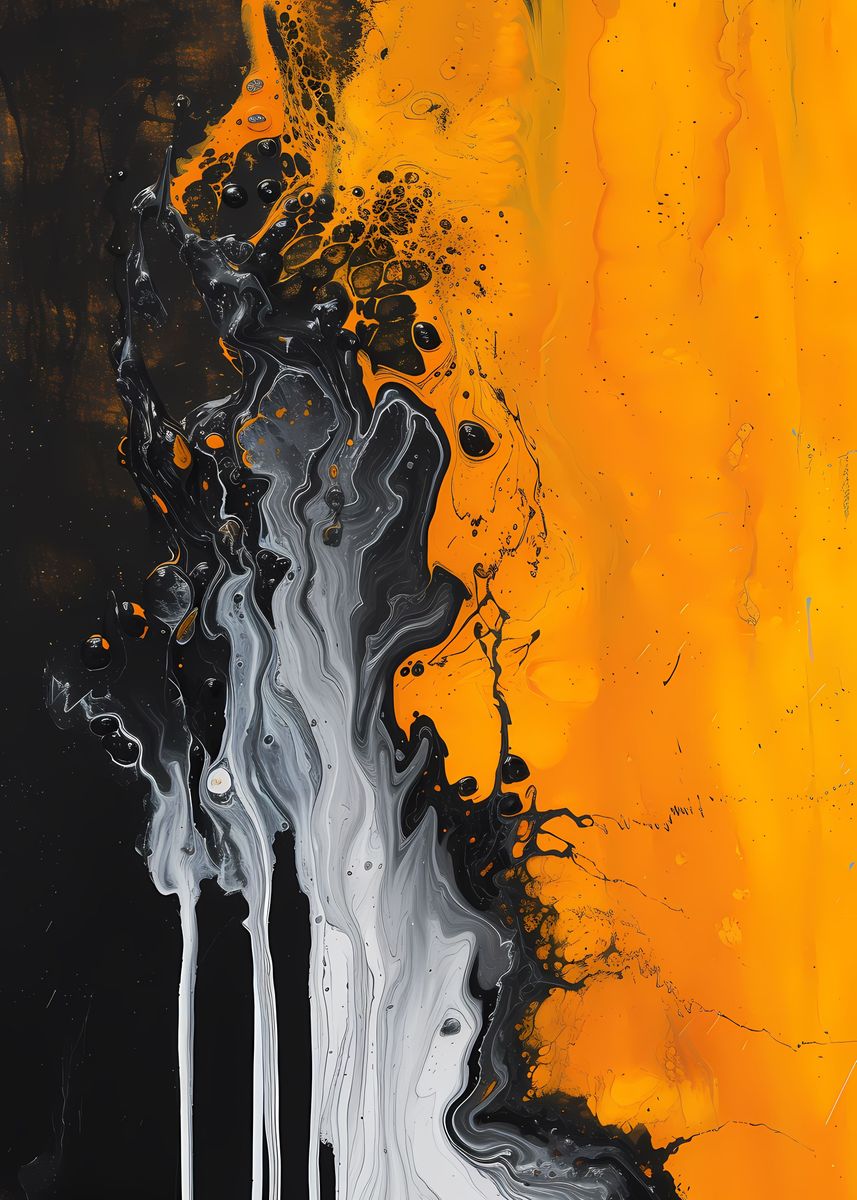 'Abstract Painting' Poster, picture, metal print, paint by Autophil ...