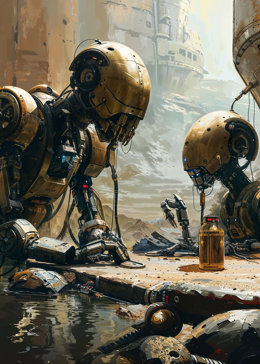 'Teaching The Young' Poster, picture, metal print, paint by Duty Bound ...