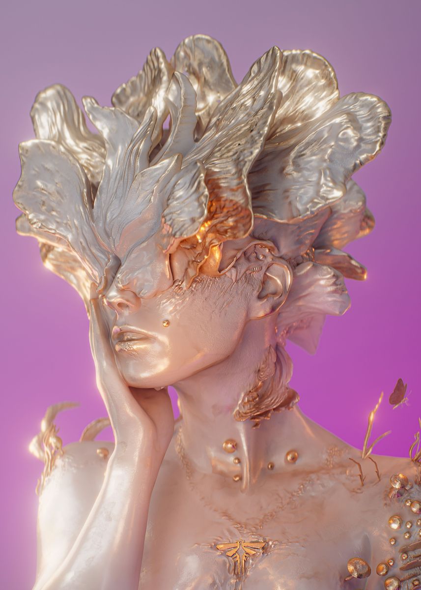 'Firefly 2' Poster, picture, metal print, paint by Adam Spizak | Displate