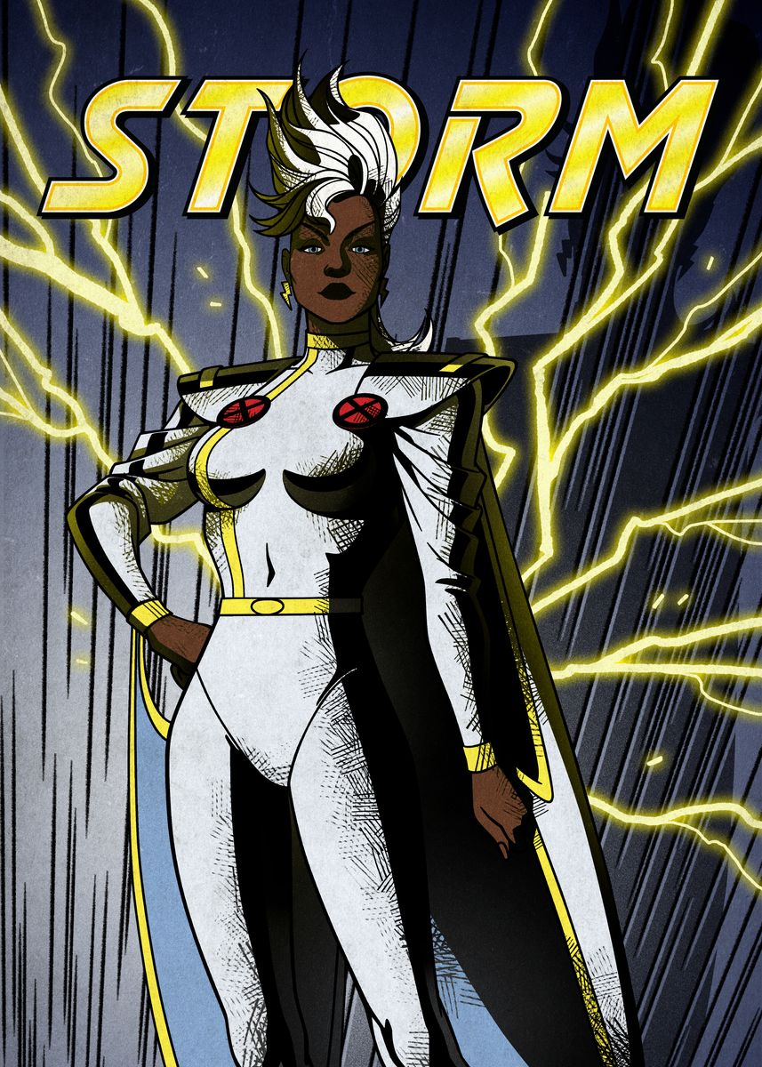 'Storm X-Men ’97 Cover' Poster, picture, metal print, paint by Marvel ...