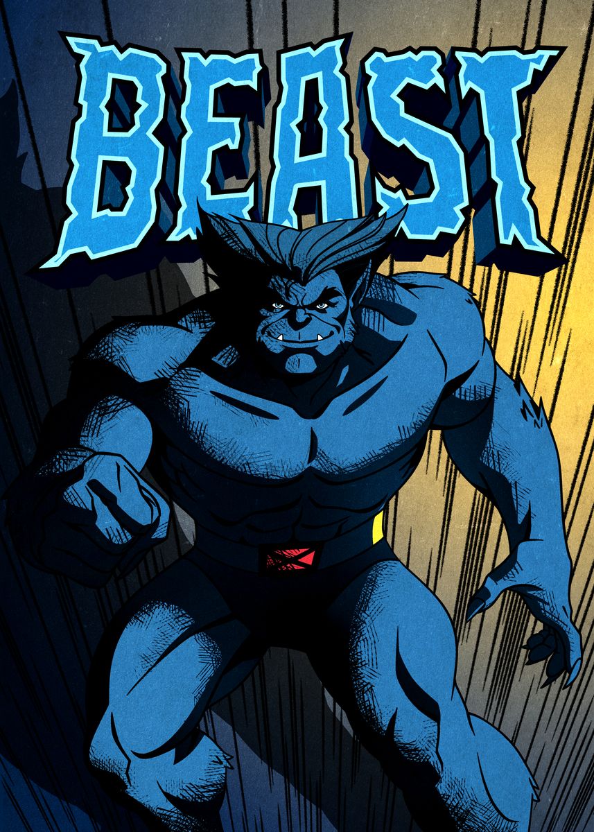 'Beast X-Men ’97 Cover' Poster, picture, metal print, paint by Marvel ...