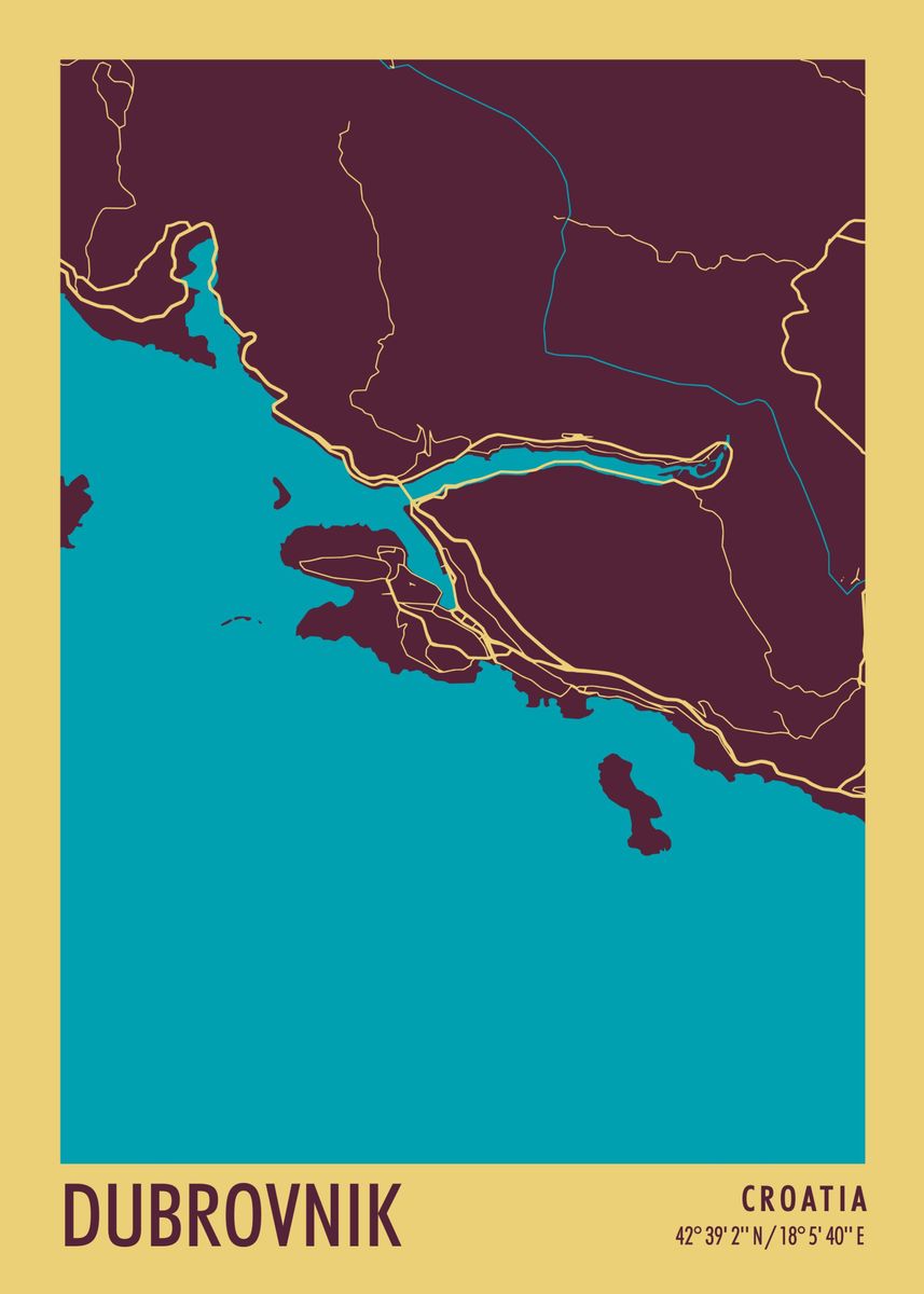 'Dubrovnik Croatia' Poster, picture, metal print, paint by Miracle ...