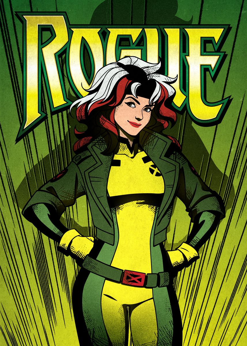 'Rogue X-Men 97 Cover' Poster, picture, metal print, paint by Marvel ...