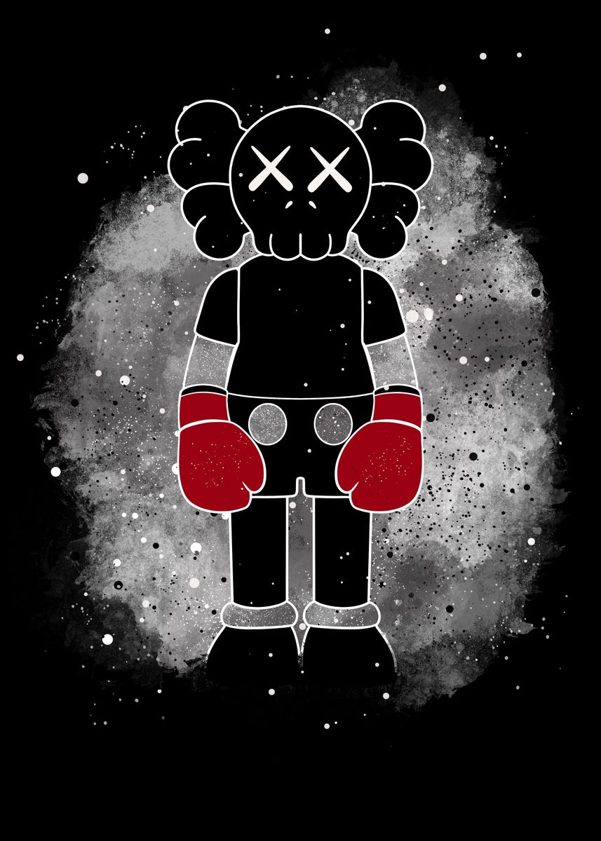 'Gloomy Boxing kaws' Poster, picture, metal print, paint by fay list ...