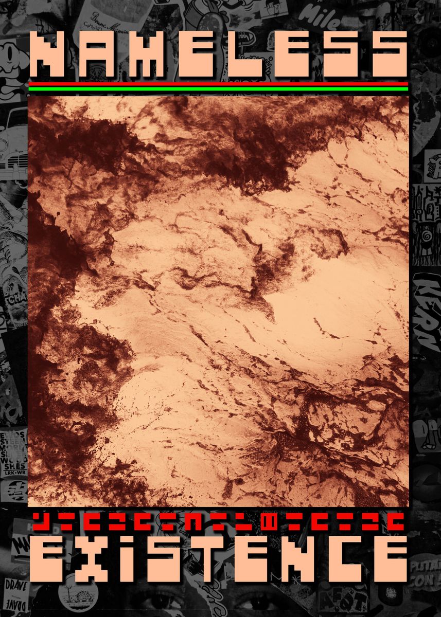 'Nameless Existence' Poster, picture, metal print, paint by ...