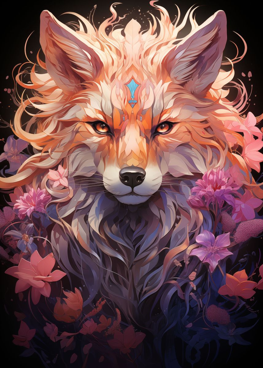 'Spirit Fox' Poster, picture, metal print, paint by DM Photography ...