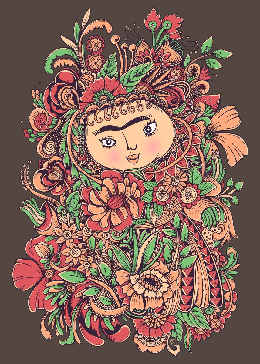 'Chloris' Poster, picture, metal print, paint by Famous City | Displate