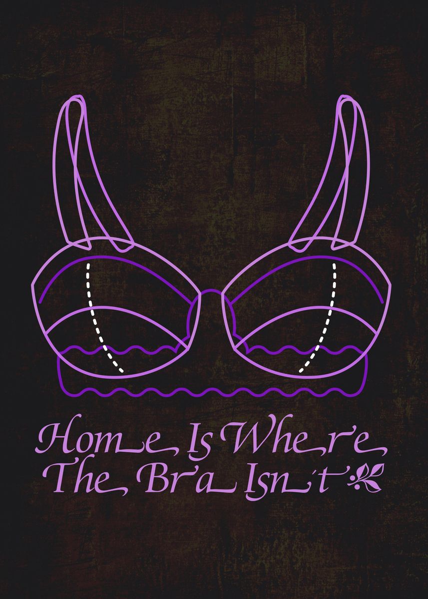 'Delicate Bra' Poster, picture, metal print, paint by Cat Coconut ...
