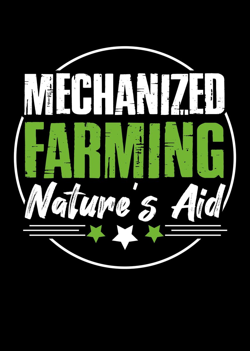 'Mechanized Farming' Poster, picture, metal print, paint by kritich ...