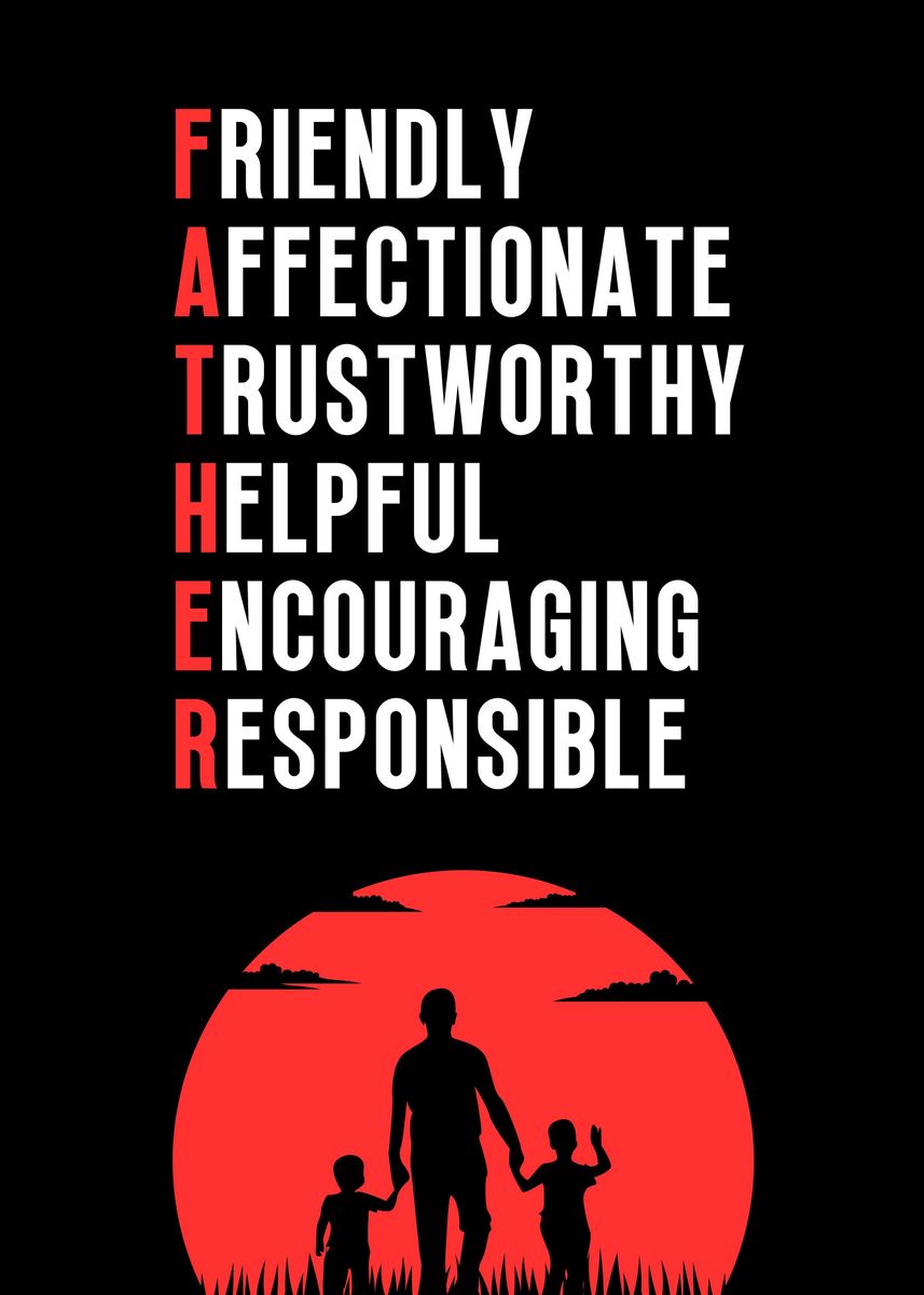 'Tribute to Fathers' Poster, picture, metal print, paint by Wezt Studio ...