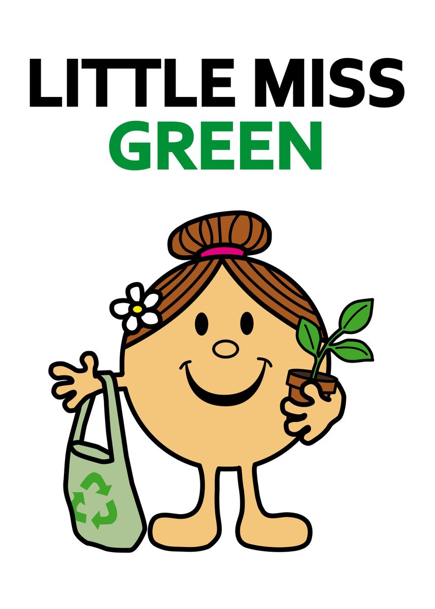 'Little Miss Green' Poster, picture, metal print, paint by Savousépate ...